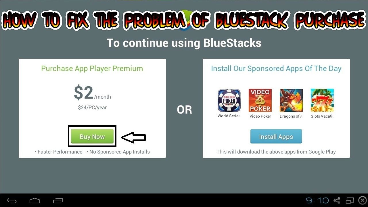HOW TO FIX'' BLUESTACK PURCHASE PROBLEM 100%. - YouTube
