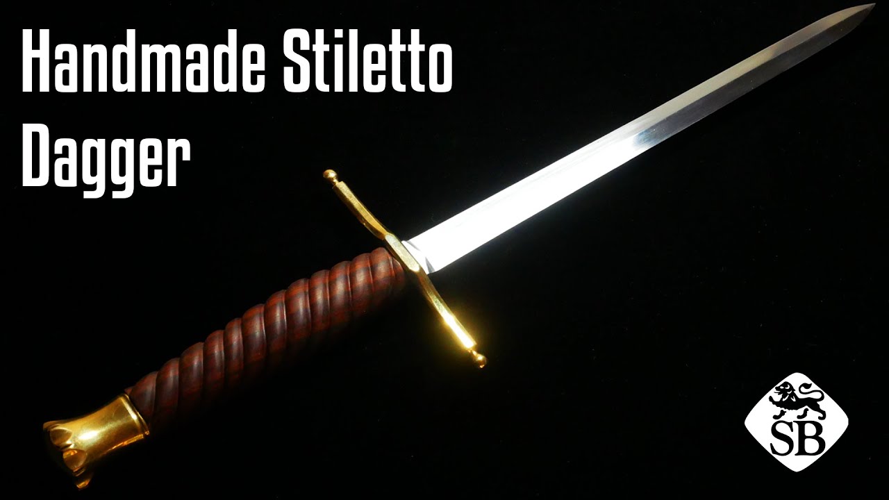 Making a DAGGER from Scrap Steel - YouTube