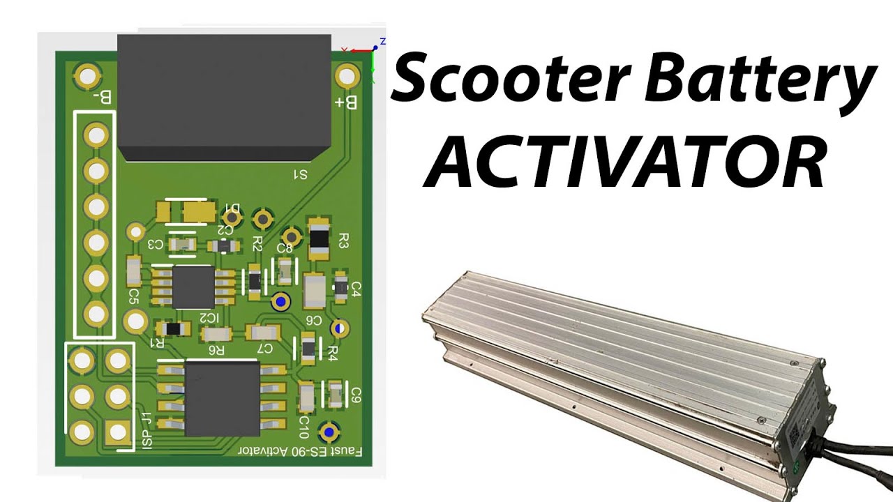 Custom Scooter battery Activator - YouTube