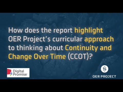 What is OER Project's approach to CCOT? | OER Project - YouTube