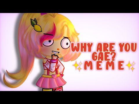 []Why are you gae? meme || (FNaF) Gacha Club [] - YouTube