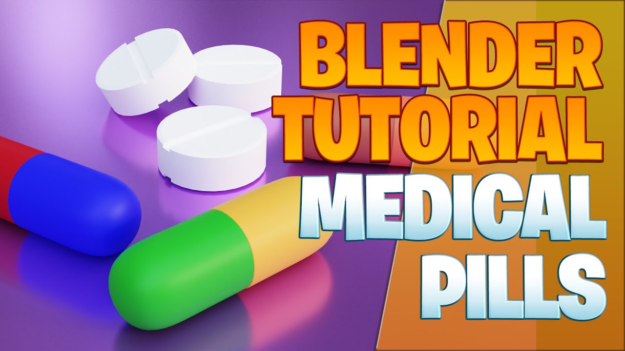 Medical pills - Blender Tutorial - YouTube