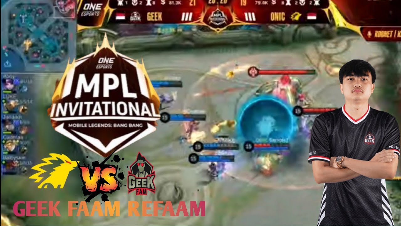 onic vs geek faam #mlbb #mpli - YouTube