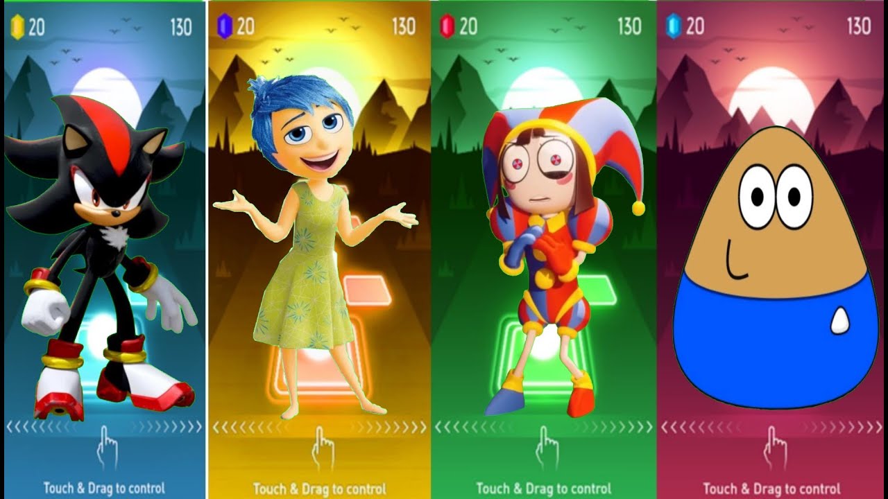 Sonic the Hedgehog🆚Inside Out 2 🆚The Amazing Digital Circus 🆚 Pou ...