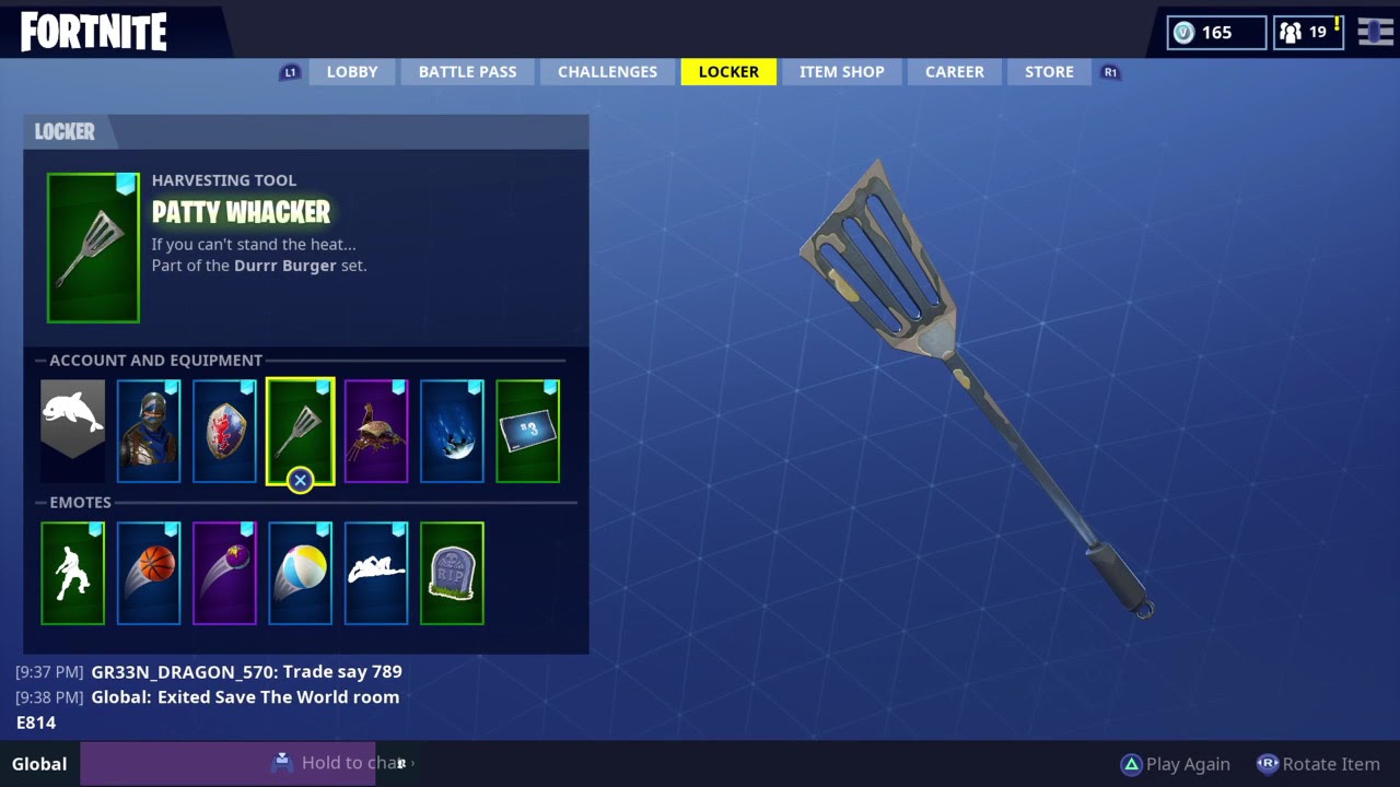 Buying The Patty Wacker In Fortnite - YouTube