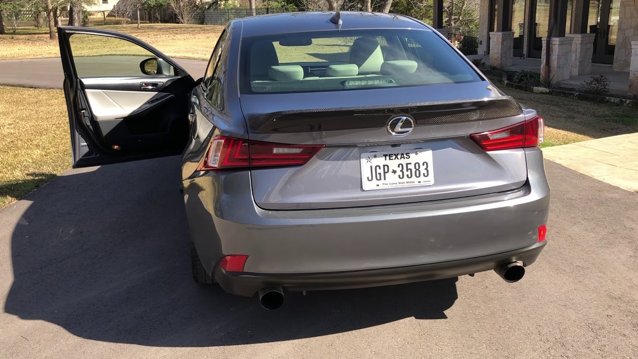 Lexus IS350 - Remark Axleback - YouTube