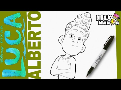 COMO DIBUJAR A ALBERTO | LUCA | PASO A PASO | how to draw alberto from ...