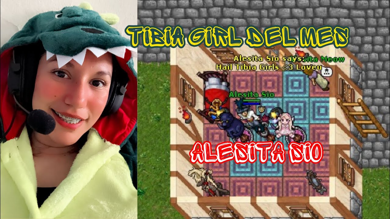 Tibia Girl del mes, abril: Alesita Sio #tibia - YouTube