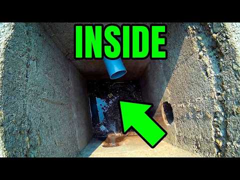 Inside a Sewer Manhole (Inlet, Outlet) - YouTube