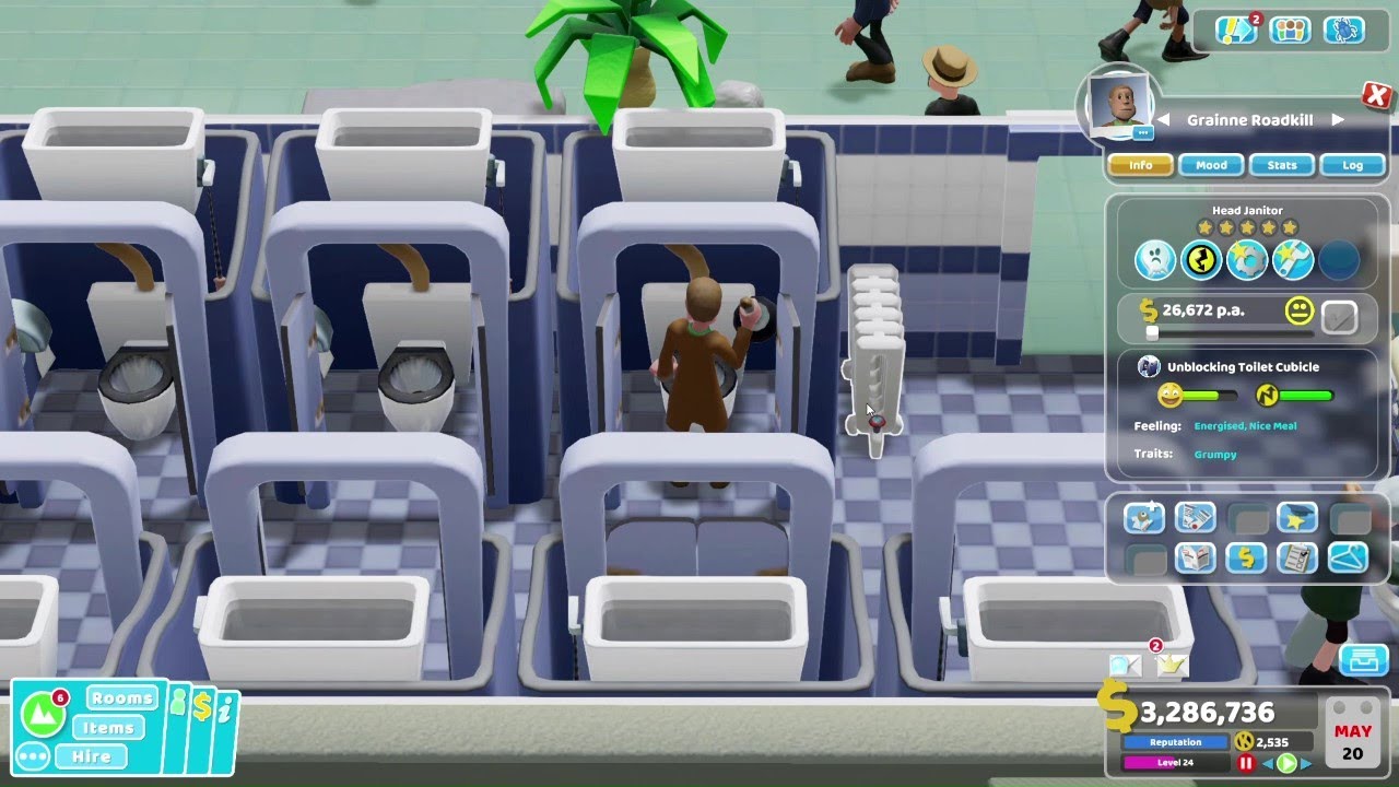 Two Point Hospital | Game | PC | The Story of a Janitor | Head Janitor ...