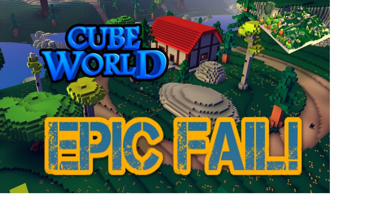 Cube World Exploded In The Fire And Flames - YouTube