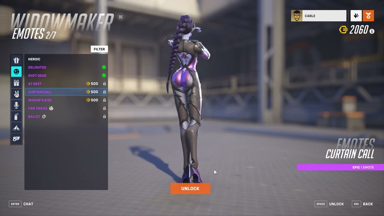 Overwatch 2 Widowmaker All Skins and Stuff - YouTube