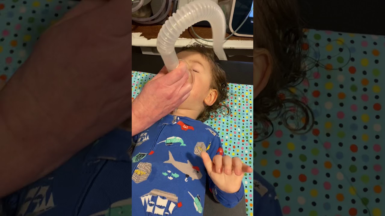 Cough Assist Fun #SMA1 - YouTube