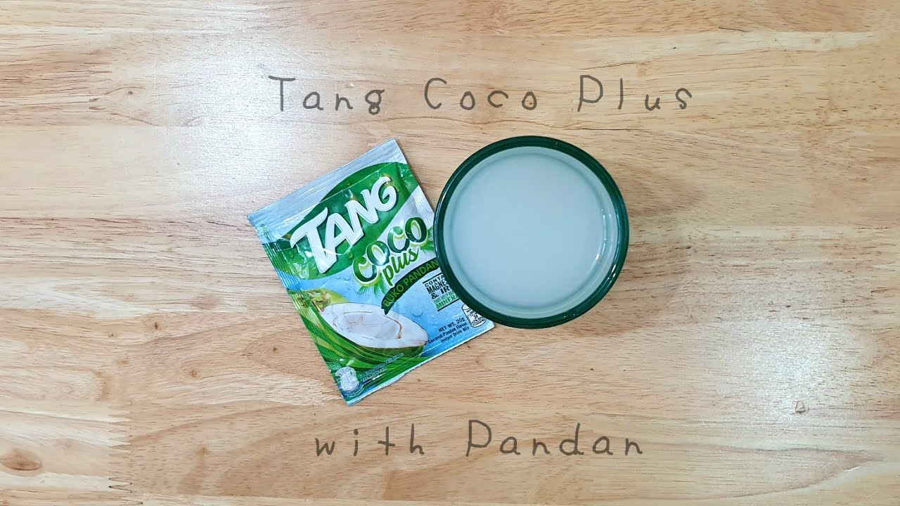 Tang Coco Plus with Pandan #tangcocoplus - YouTube