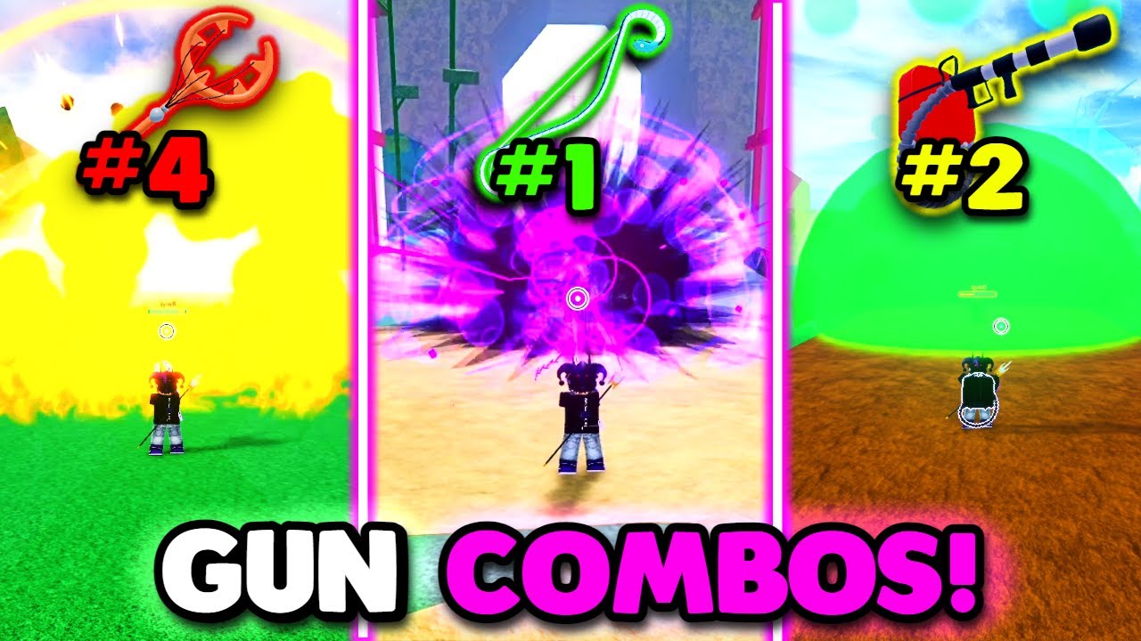 I Used The BEST Gun Main COMBOS For TONS of BOUNTY In Blox Fruits ...