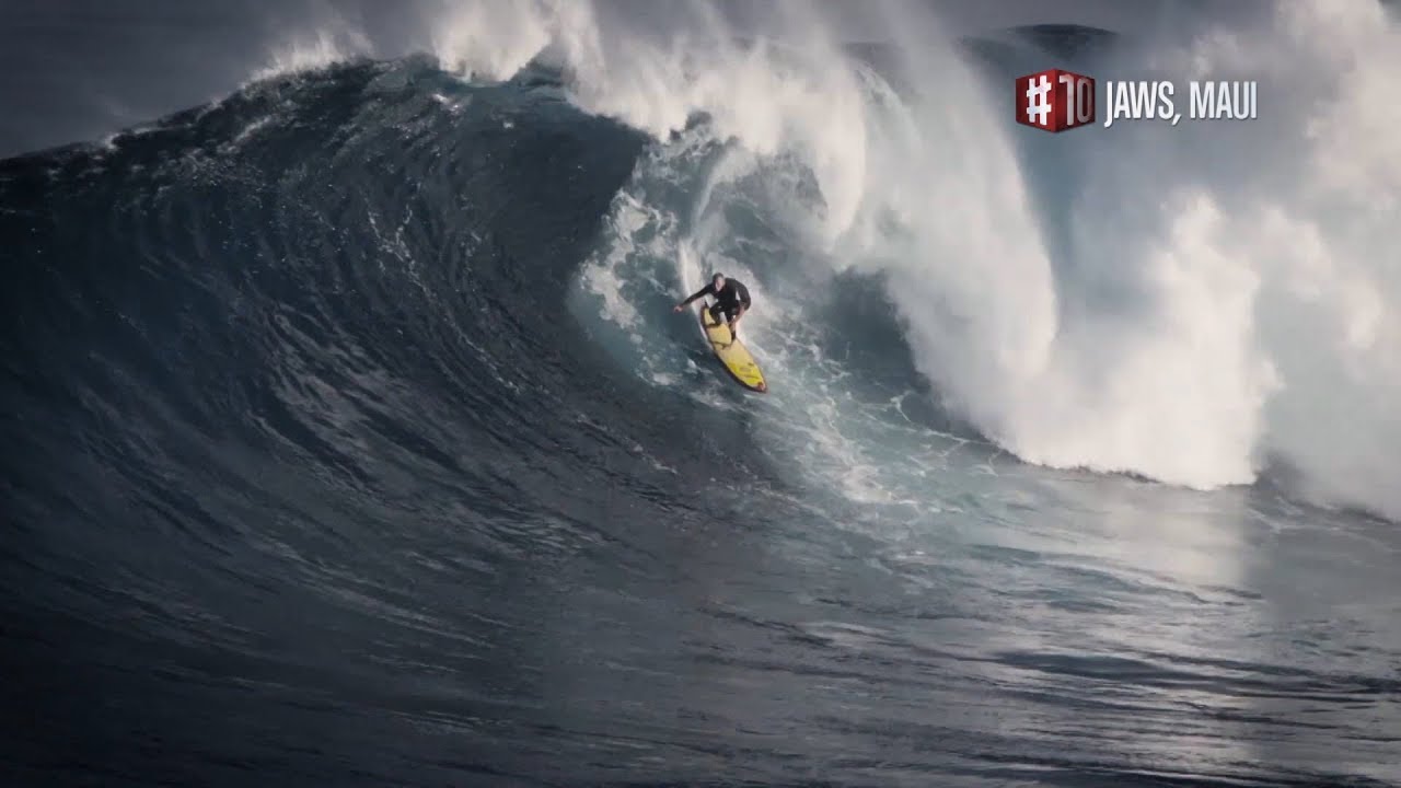 Phénomènes naturels, le top 10 : le spot de surf Jaws - YouTube