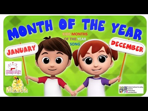 MONTHS OF THE YEAR NEW SONG FOR KIDS-PRESCHOOLERS-TODDLERS & NURSERY ...