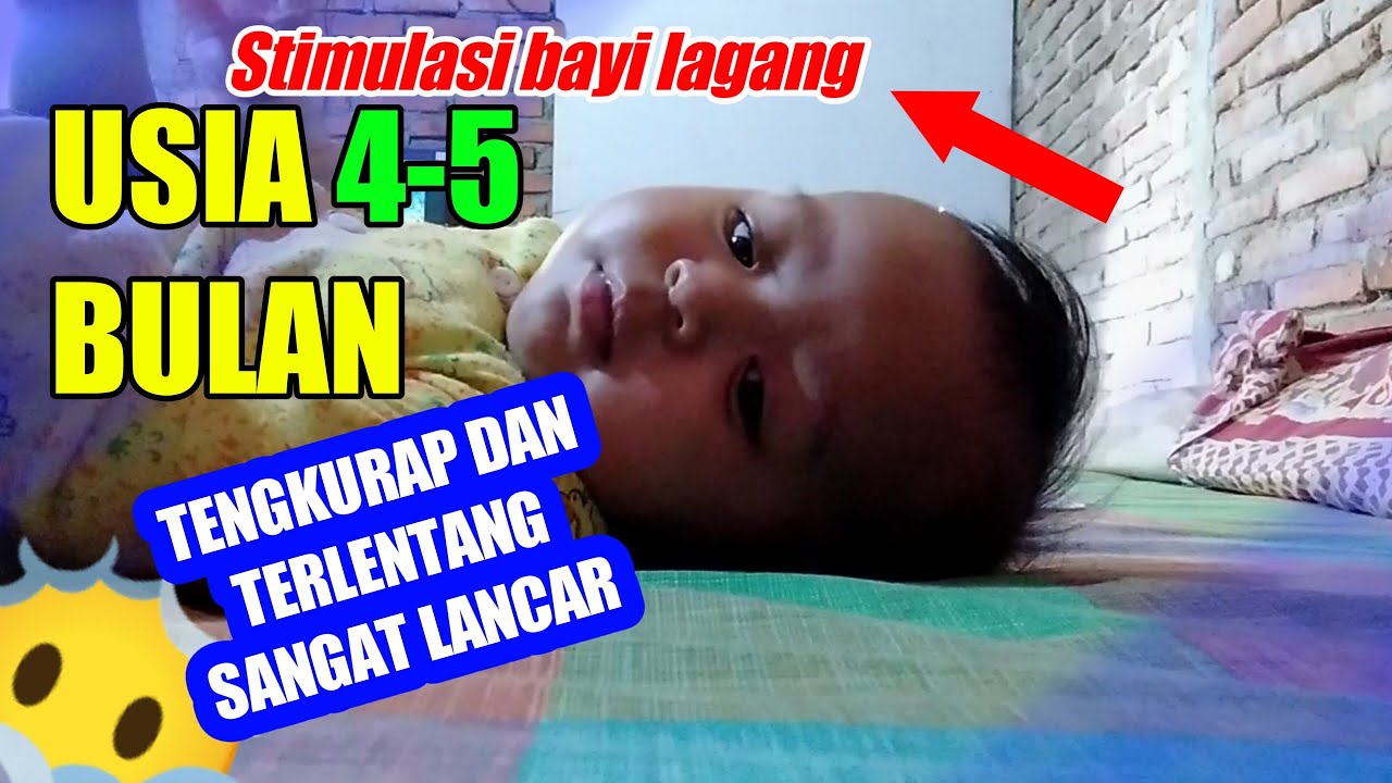 USIA 4 BULAN LANCAR TENGKURAP - TERLENTANG ‼️ STIMULASIBAYI - YouTube