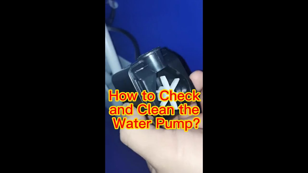How to Check and Clean the Water Pump? - YouTube