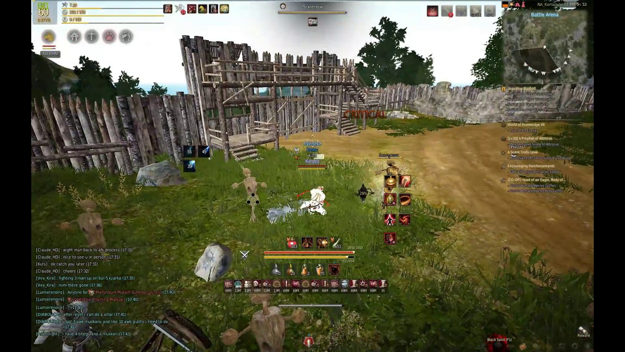 BDO - Striker - Stalking Wolf and Wolf's Hunger openers - YouTube