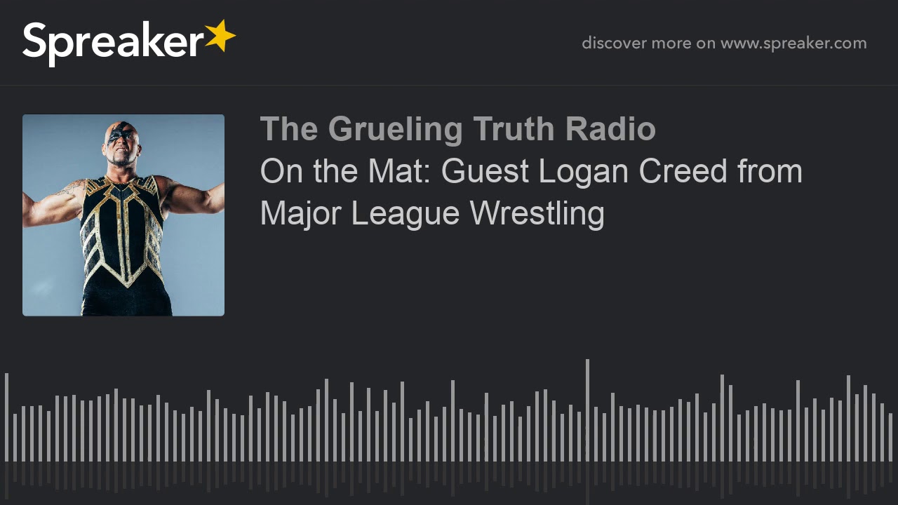 On the Mat: Guest Logan Creed from Major League Wrestling - YouTube