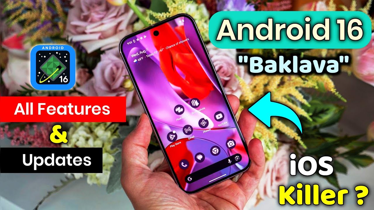 Android 16 Official First look⚡Features, Updates & Review⚡ANDROID 16 ...