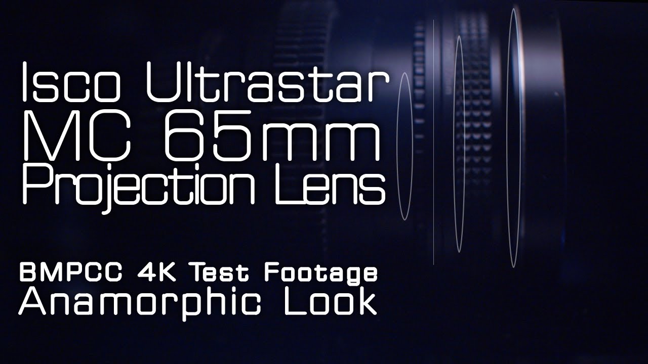 Isco Ultrastar MC 65mm Projection Lens Adapted to EOS With Anamorphic ...