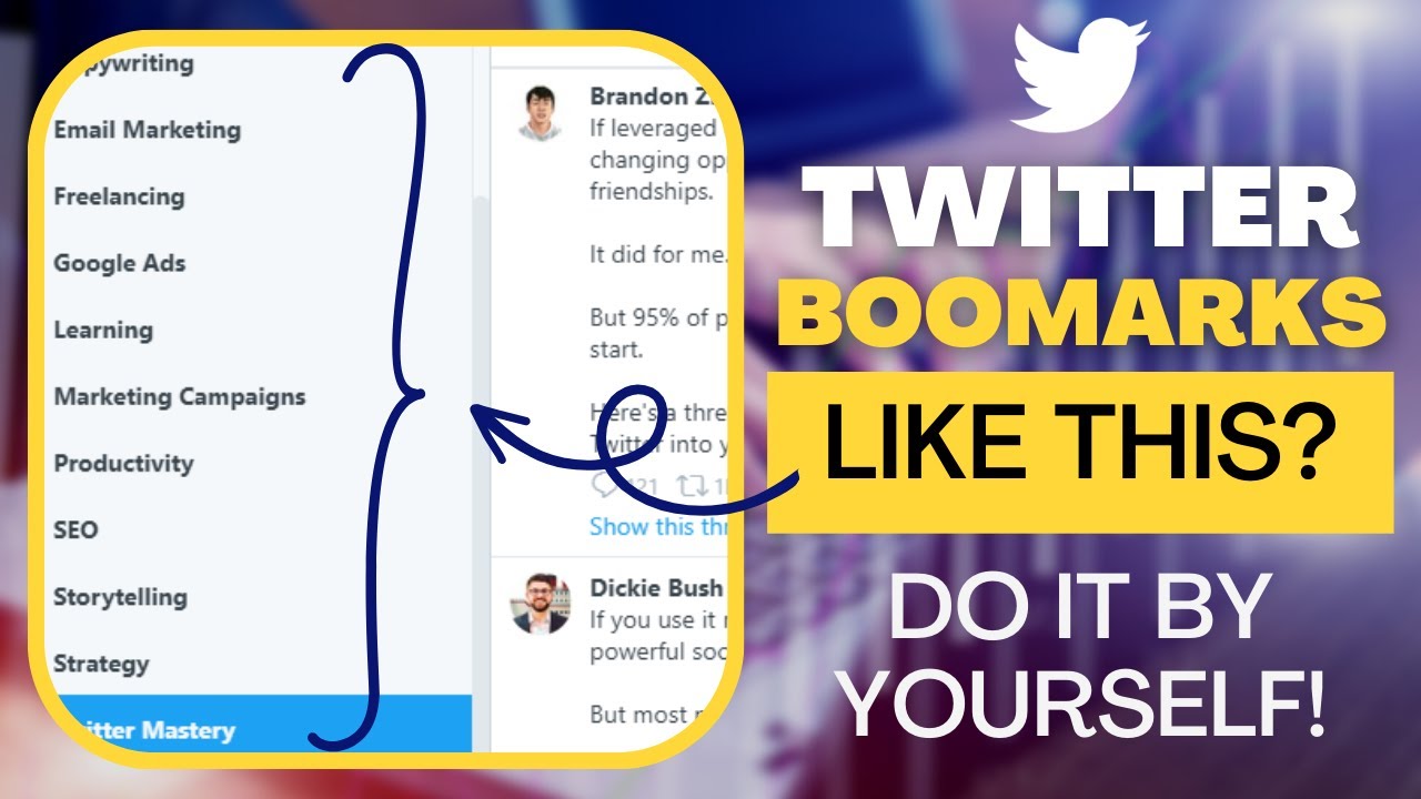 Organize Your Twitter Bookmarks By Categories [Now Twitter Paid Feature ...