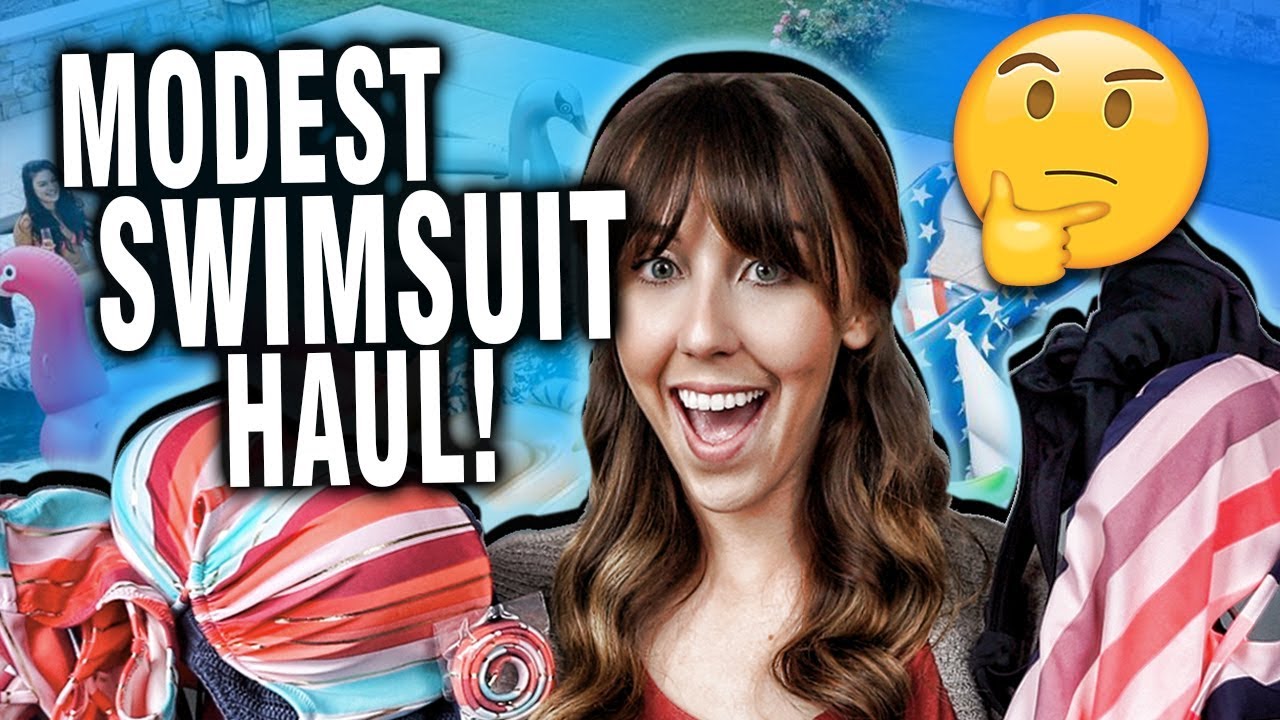 TARGET SWIMSUIT HAUL 2018! - MODEST SWIMWEAR HAUL! - YouTube