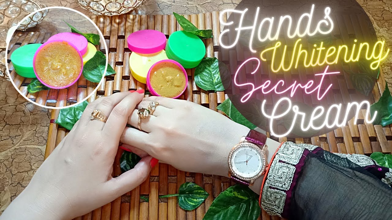 How To Get White Hands with “Homemade” Hands Whitening Cream (For ...