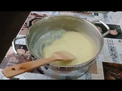 🔴Plambir dadında bişmiş kremin hazırlanması.(zavarnoy krem)👍