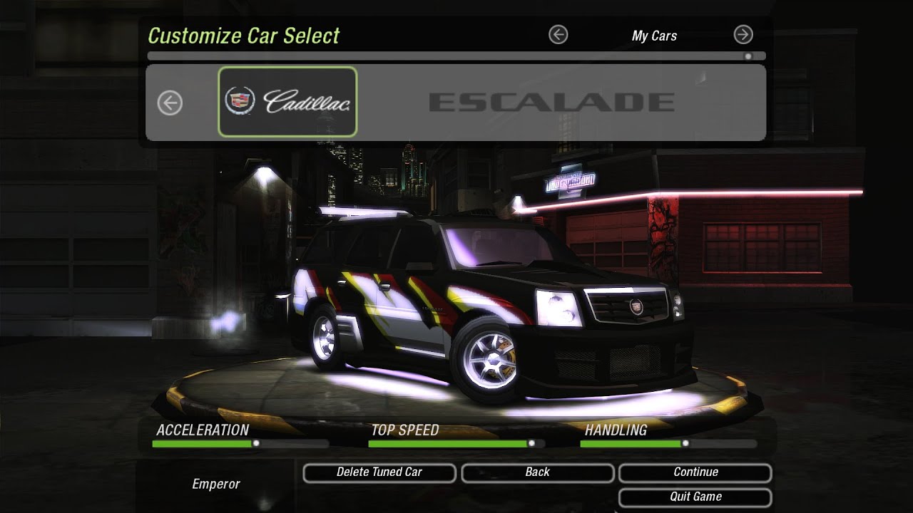 NFS Underground 2 | SUV | Cadillac Escalade | Customization and ...
