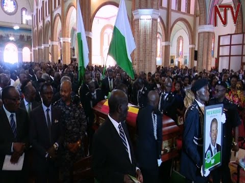 Hundreds attend requiem mass for Hon. Mathias Nsubuga - YouTube