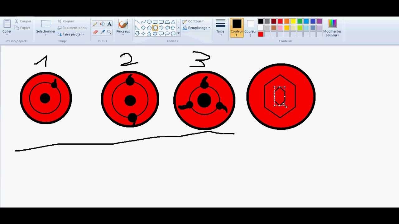 MANGEKYOU Sharingan creation!(part4) - YouTube