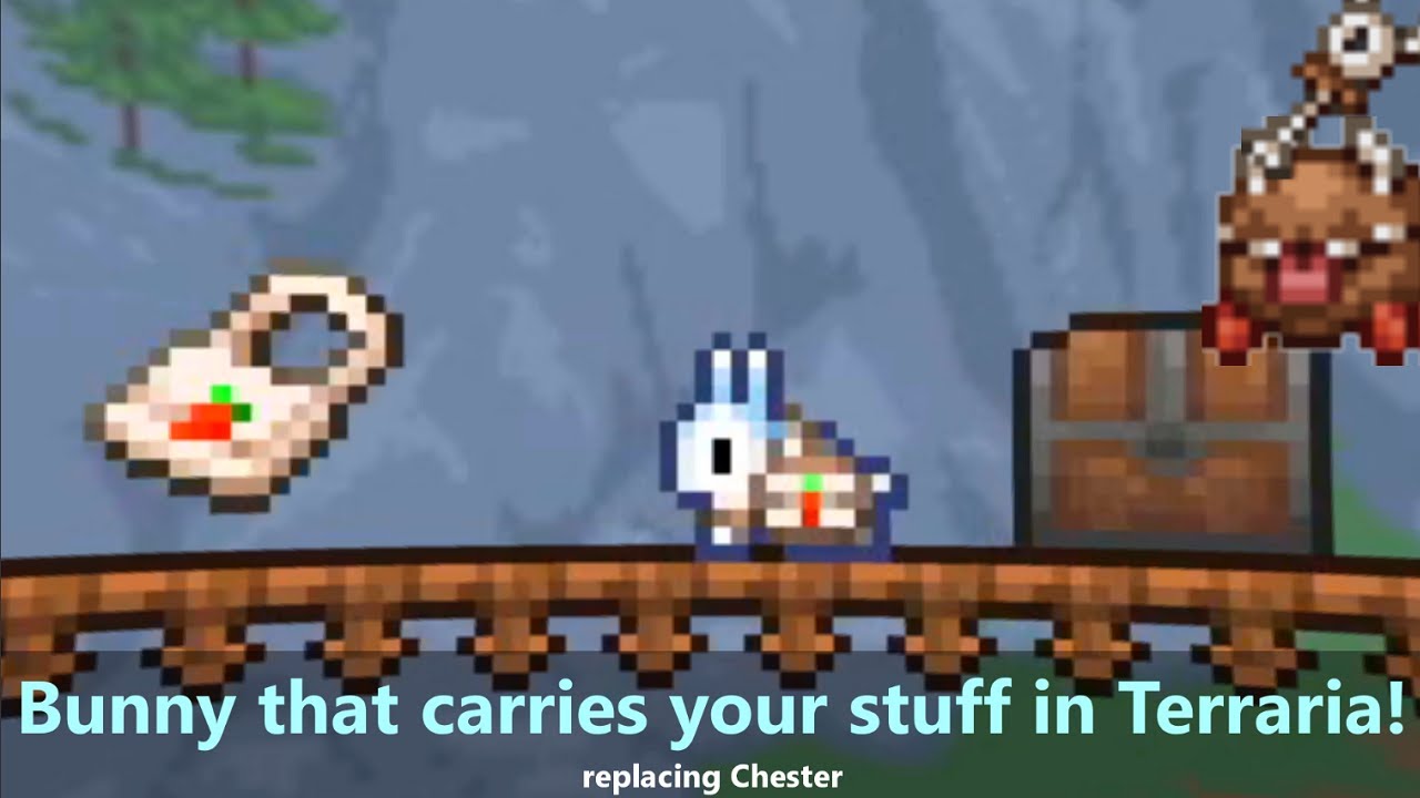 Terraria Chester's rebirth: Now it's a pet bunny..? ─ What is chester ...