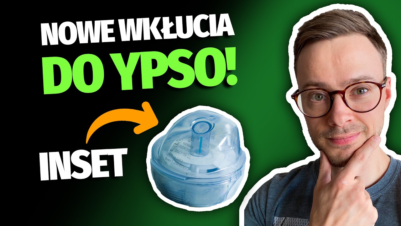 Pompa insulinowa Ypso ma nowy zestaw infuzyjny - INSET - zakładanie ...