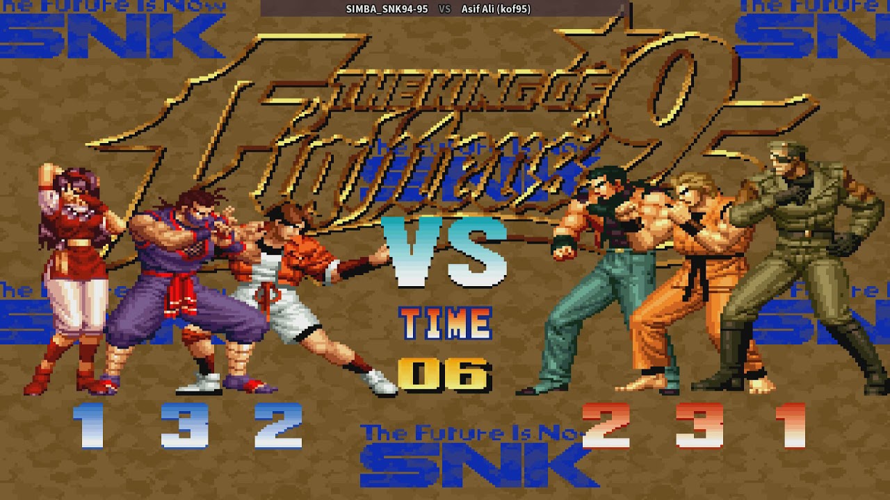 KOF95 The King Of Fighters 95 拳皇95 SIMBA_SNK94~95 (us) vs Asif Ali ...