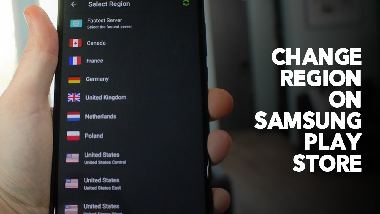 How to Change Region on Samsung Play Store (2024) - YouTube