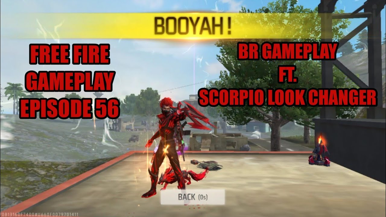 BR Gameplay Ft. Scorpio Look Changer - Free Fire Indonesia - YouTube