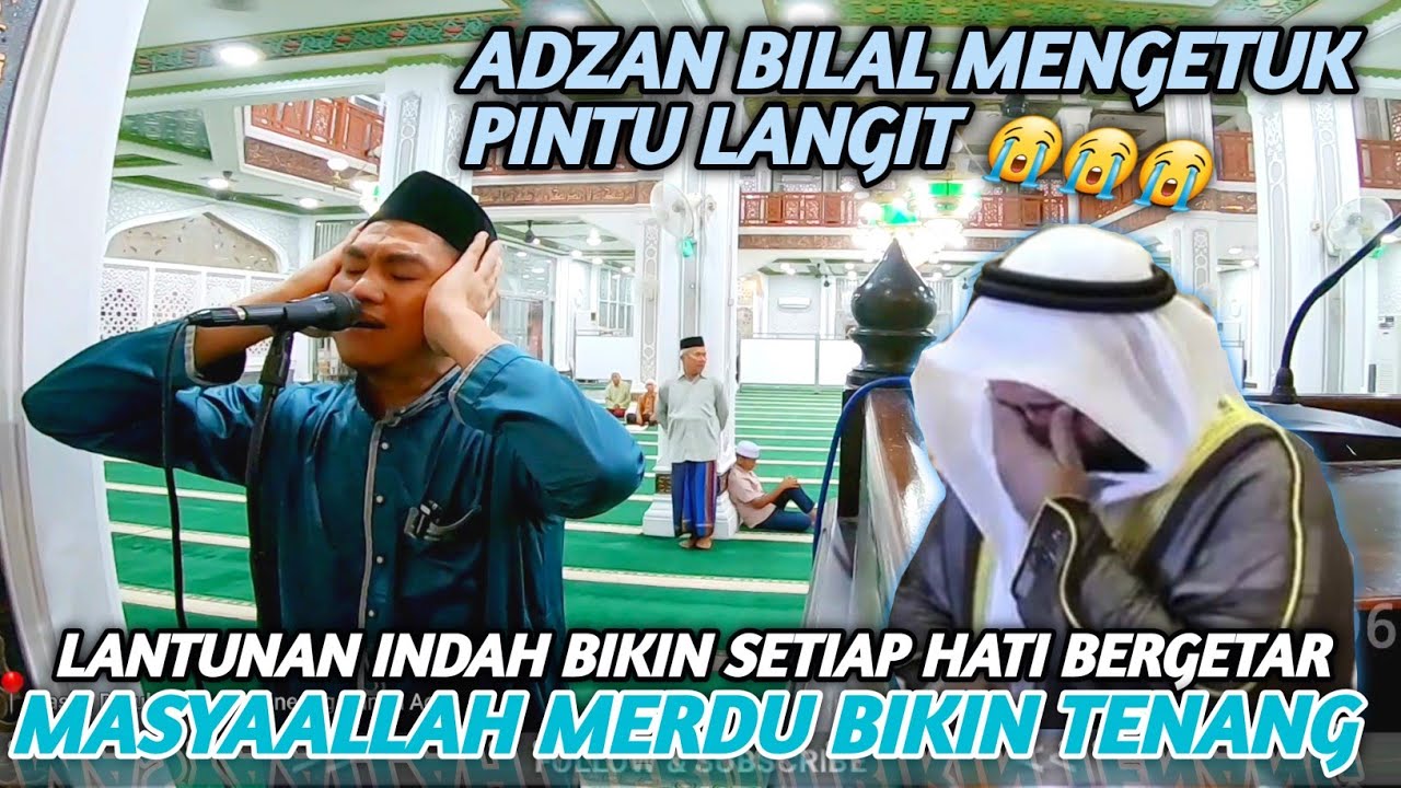 LANTUNAN ADZAN SEDIH BIKIN TERHARU😭 AZAN MERDU ISYA MENGETUK PINTU ...