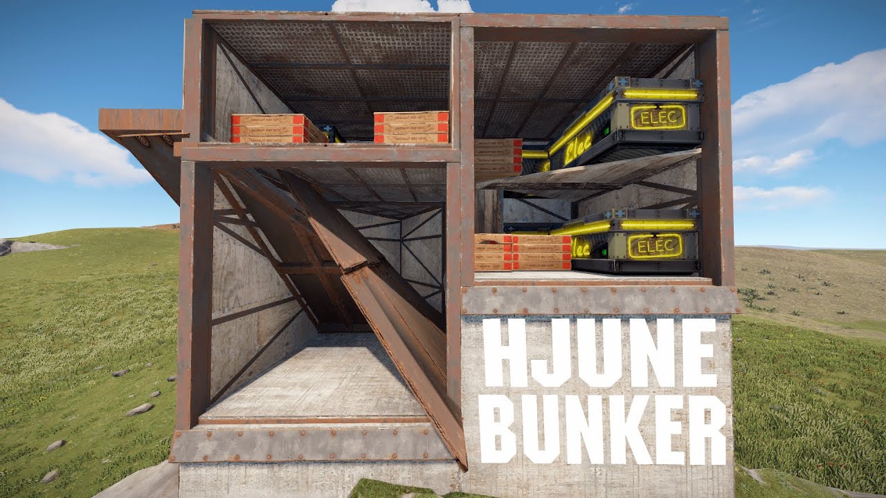 HJUNE BUNKER for DUO/TRIO | Rust Base Design 2023 - YouTube