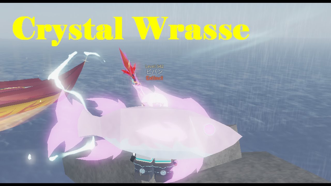 How to catch CRYSTAL WRASSE in Fisch! (Blue Moon Update Guide) Roblox ...