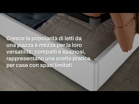Novità Mondo Convenienza: Selene il letto contenitore da una piazza e mezza
