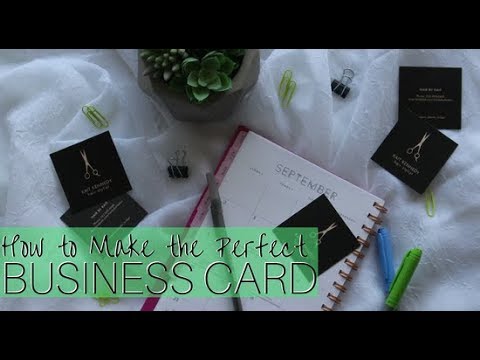 How To Make A Good Business Card || 500 Business Card Challenge - YouTube