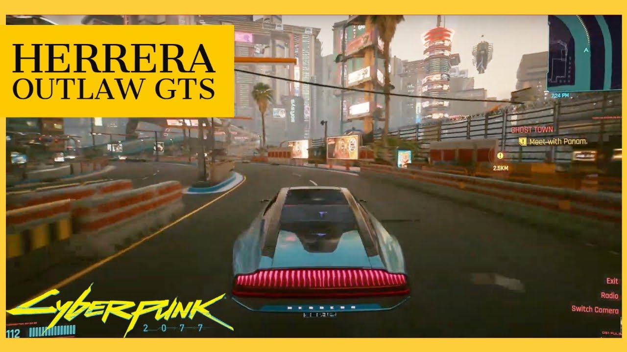 DRIVE THE HERRERA OUTLAW GTS FREE & LOCATION - CYBERPUNK 2077 - YouTube