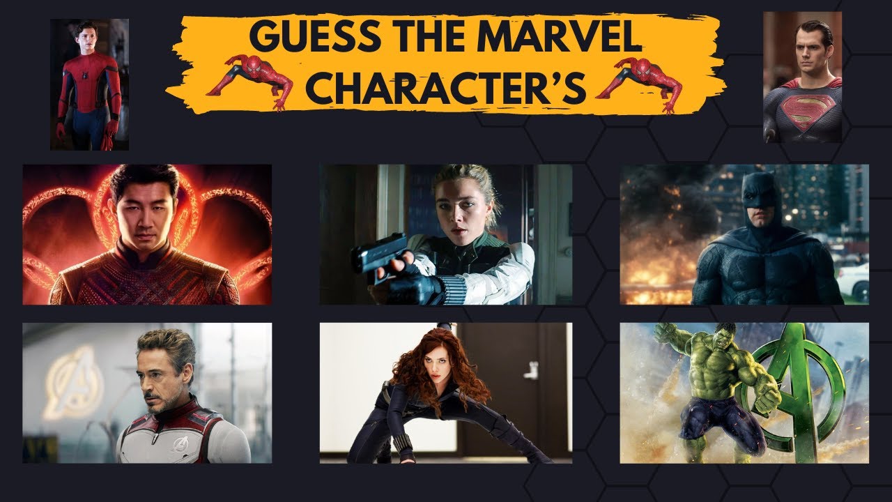 Guess The Marvel Character's Best Marvel Charavter's // Quiz Lover ...