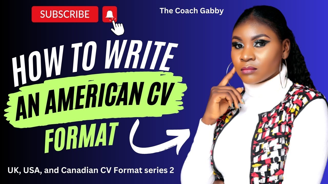 How to Write an American (US) CV Format | American Resume | Jobs in the ...