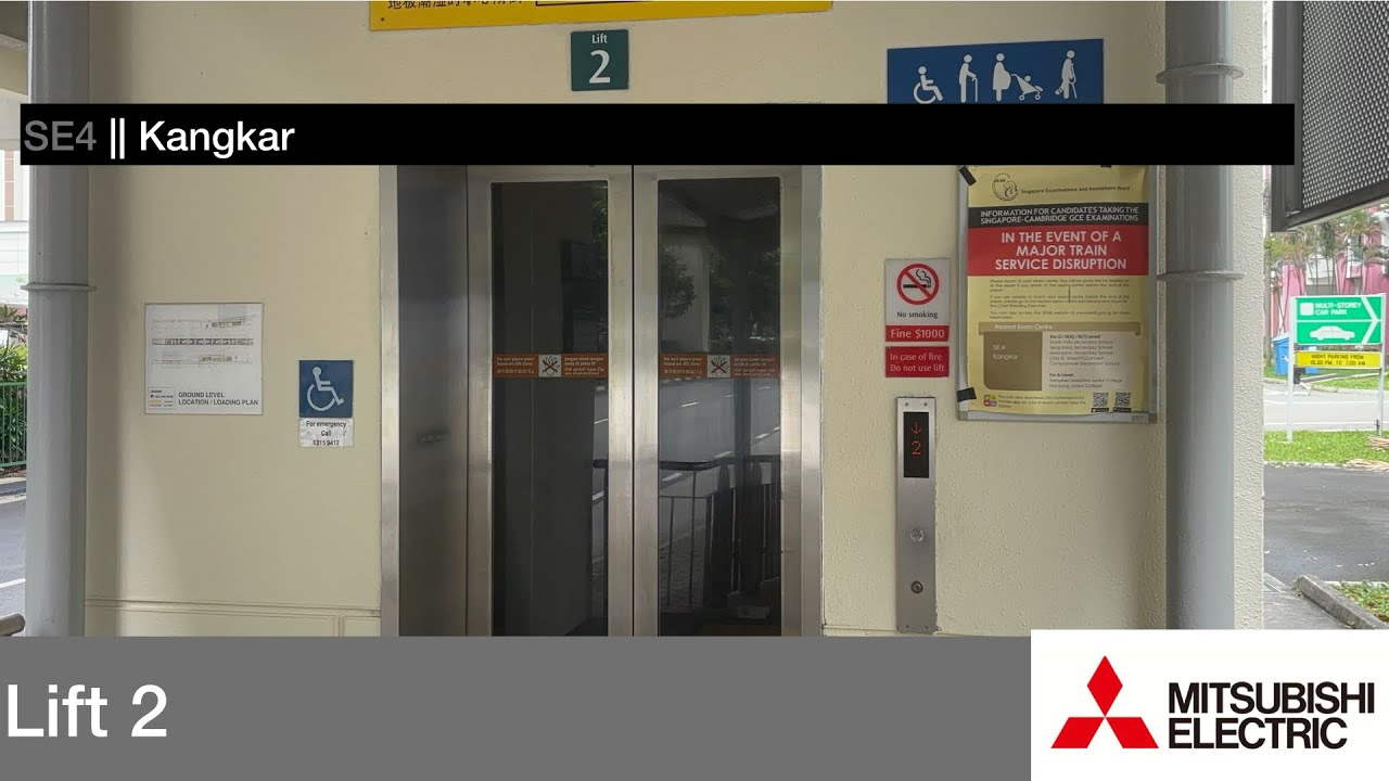 Kangkar LRT Station || Mitsubishi Elevator (Lift 2) - YouTube