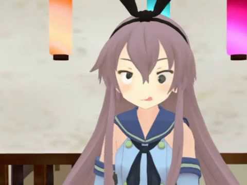 [MMD Kancolle] Uncle Fucka!! Shimakaze & Shiratsuyu