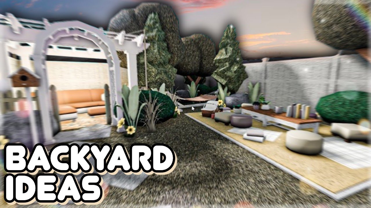 3 Aesthetic Bloxburg Backyard Ideas! (Speedbuild) - YouTube